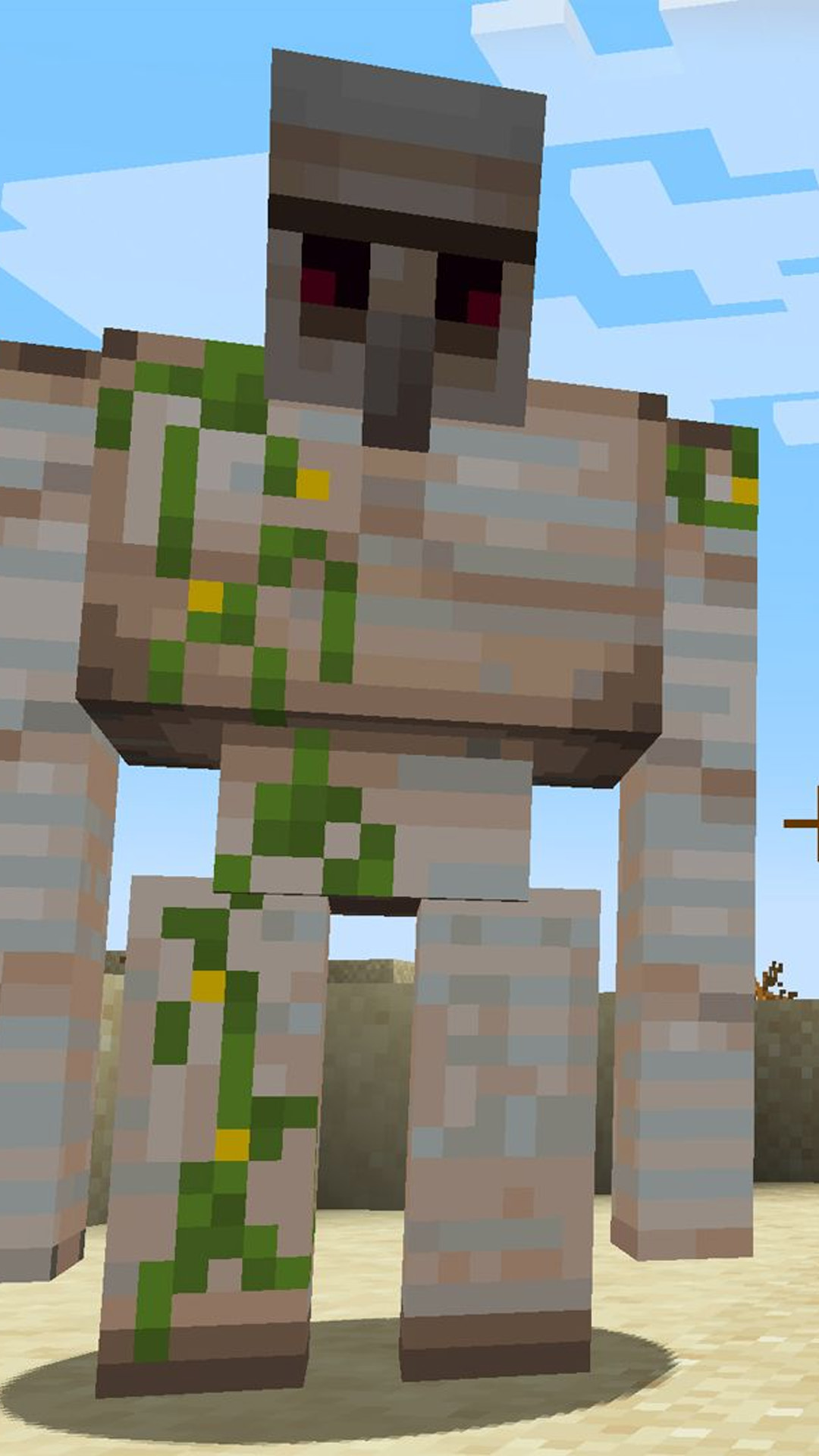 How to troll an iron golem in Minecraft without getting instantly killed