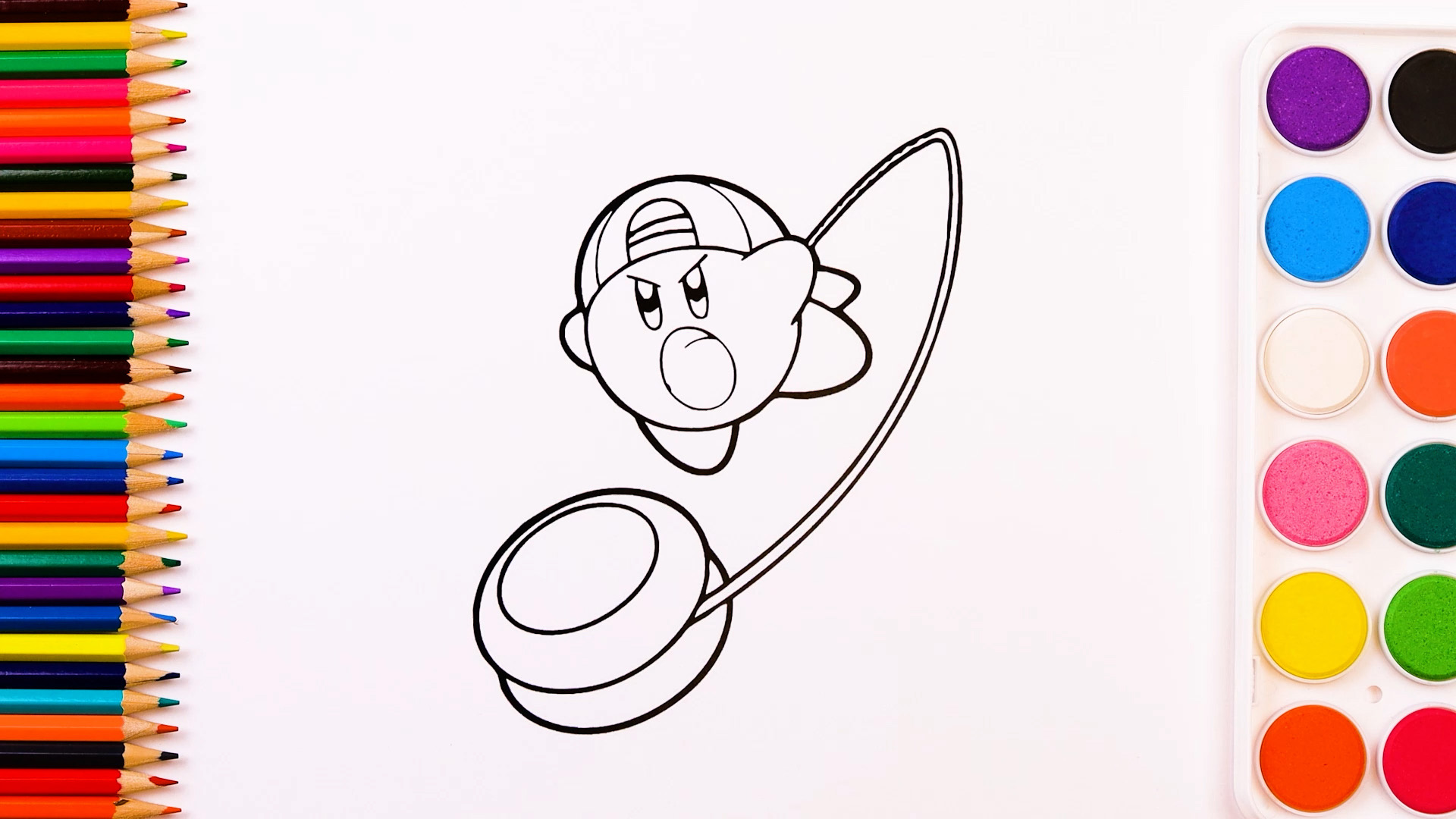 Exciting coloring pages for learning colors