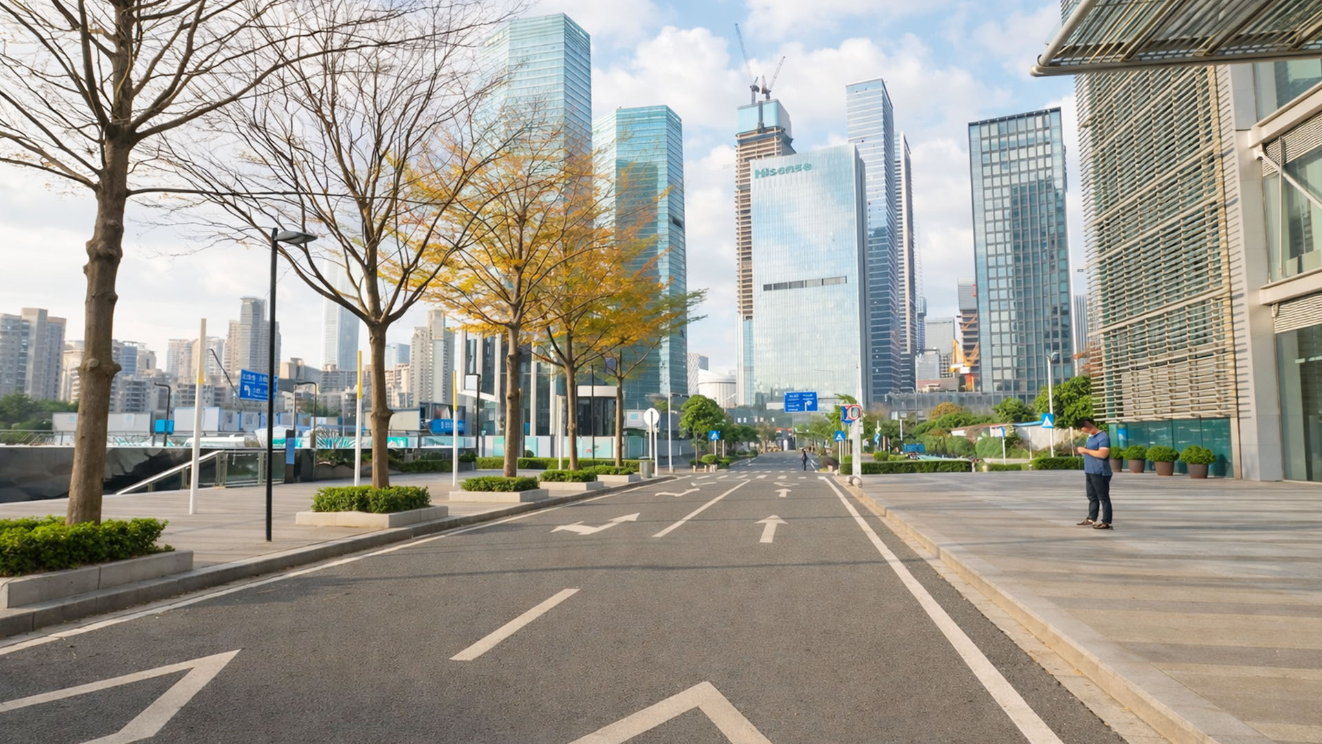 Urban views from Nanshan Shenzhen China