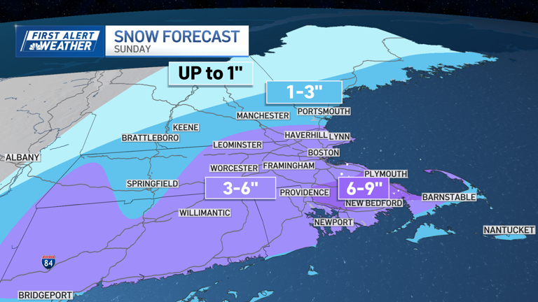 First alert: Snow totals still rising, up to 9 inches possible in parts ...