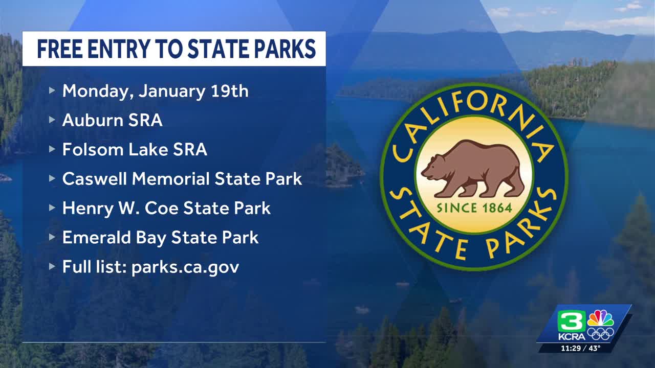 Free entry at California State Parks on MLK Day