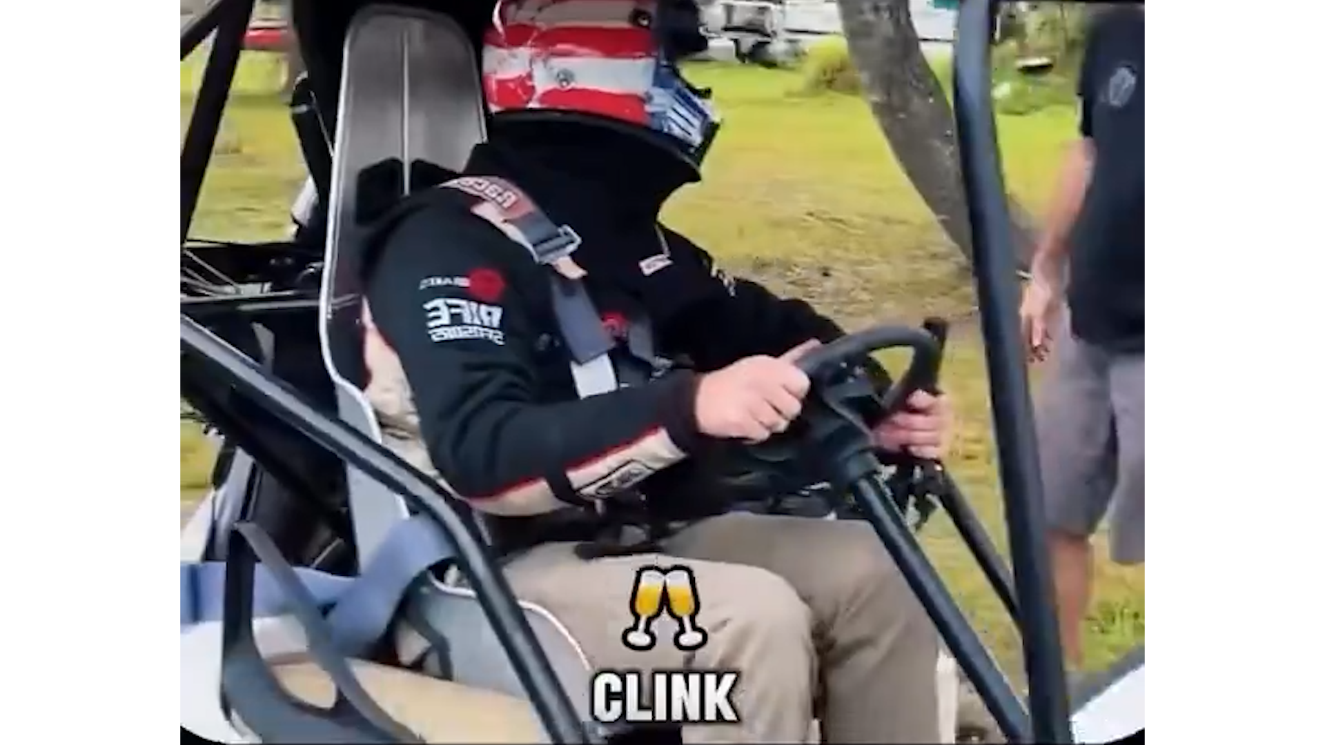 He swapped a CBR 1000cc into a Golf car and it became a race car