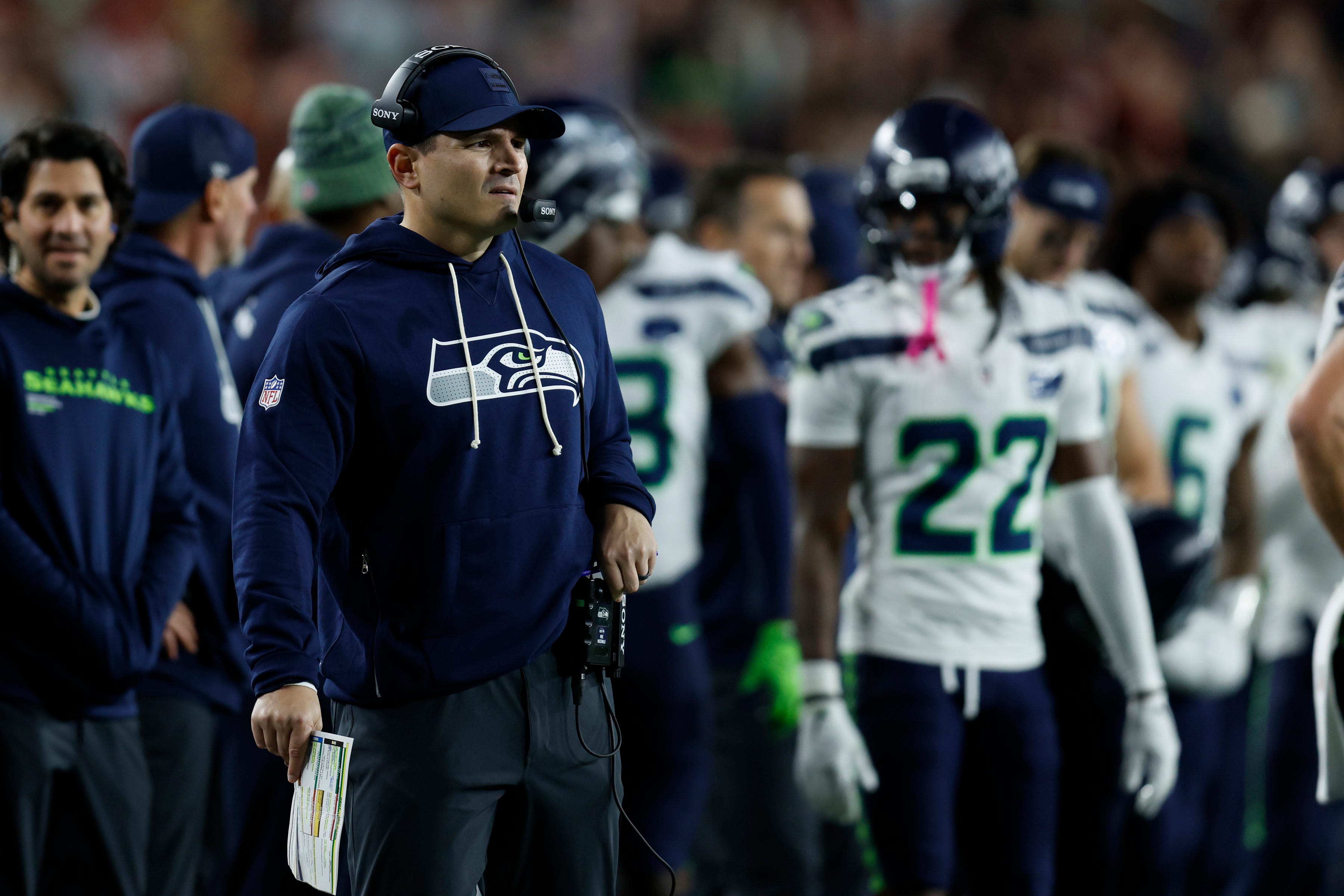 Seahawks' coach Mike MacDonald looks like a hero without John Harbaugh