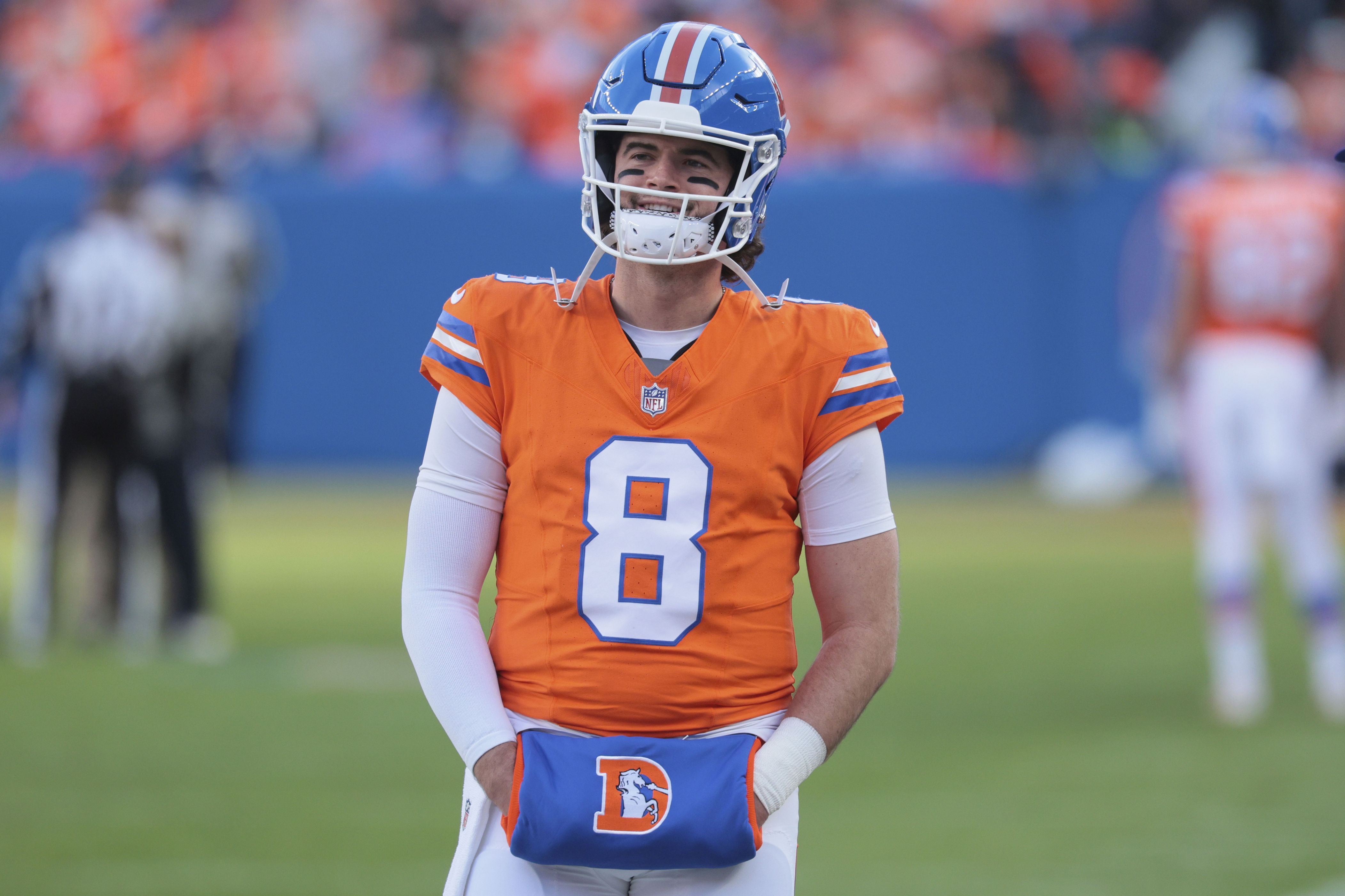 Sean Payton on Broncos quarterback Jarrett Stidham: 'Watch out'