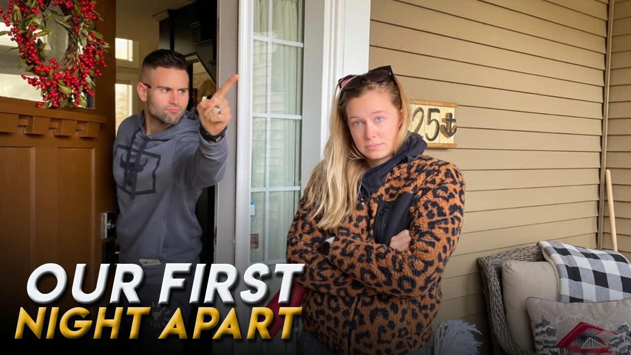 A first night apart that turned into two very different adventures