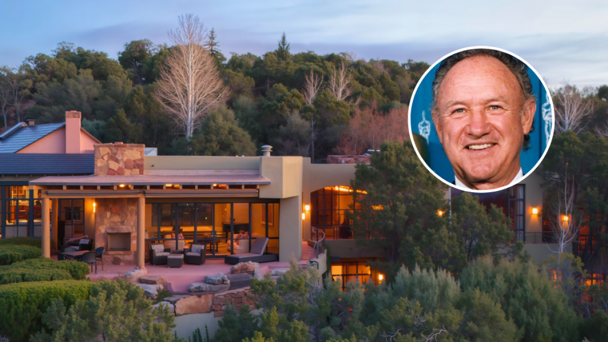 Ya está a la venta la mansión donde encontraron muerto a Gene Hackman y ...