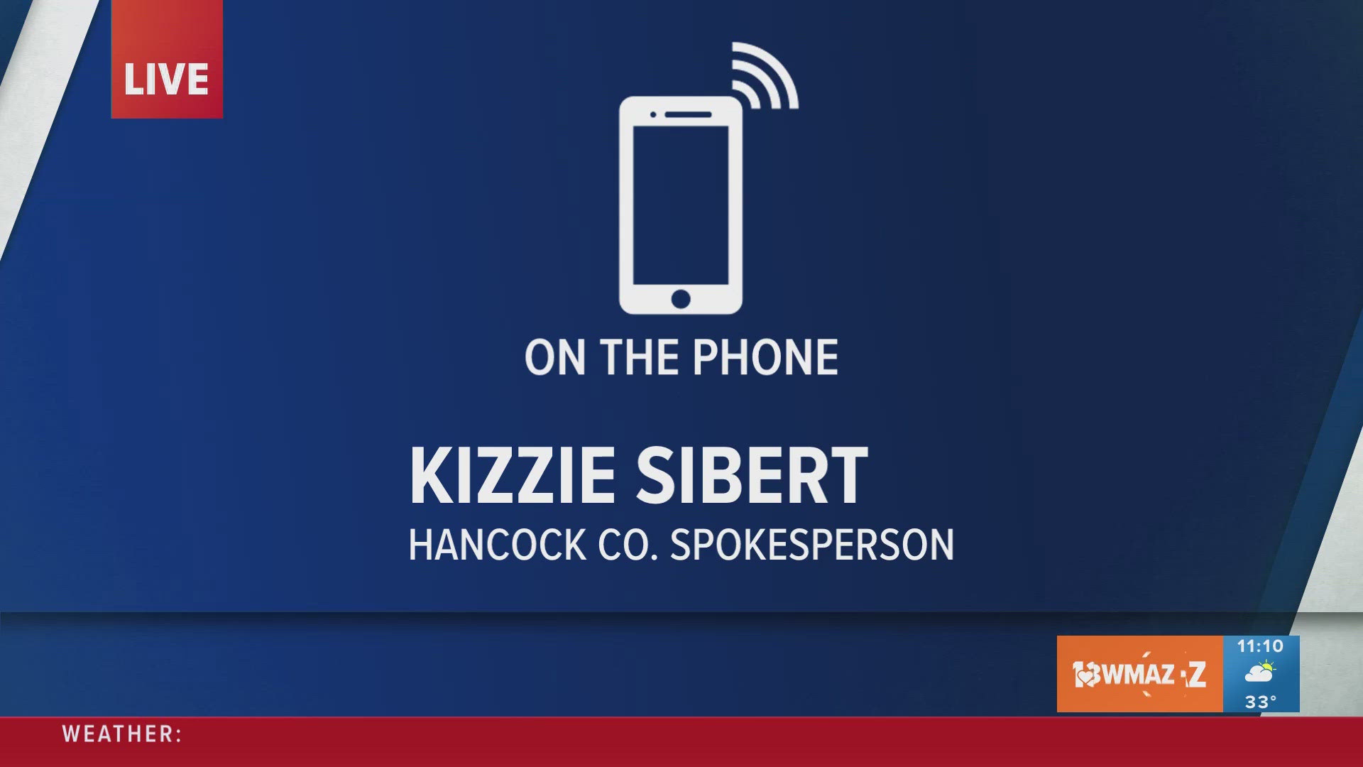 Watch: Hancock County EMA on what snow conditions they're seeing