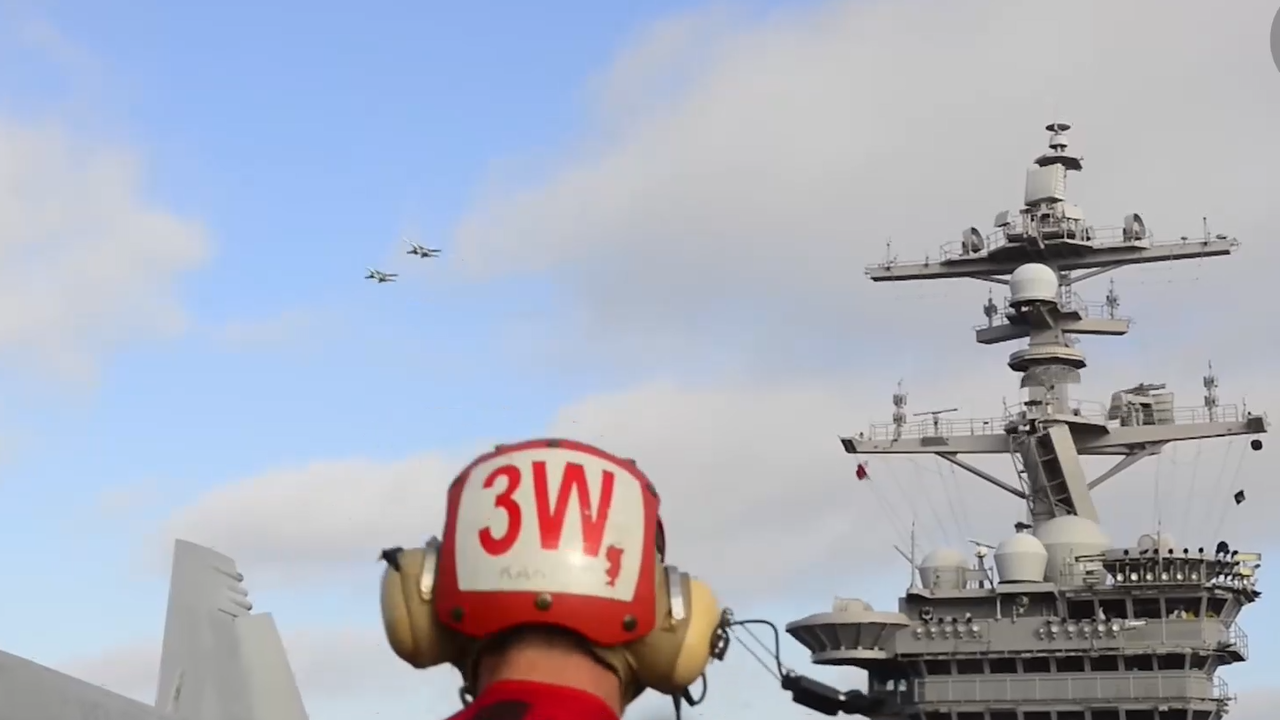 Why a US carrier did nothing when a drone flew overhead