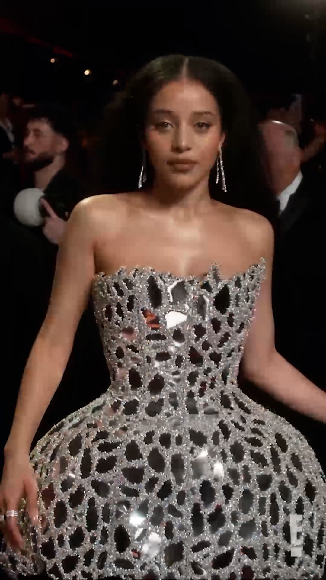 Endless love for Chase Infiniti's Golden Globes glambot