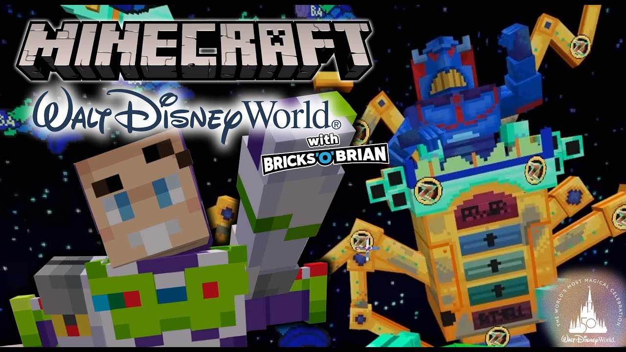 Buzz Lightyear & Tomorrowland - Minecraft Walt Disney World playthrough!