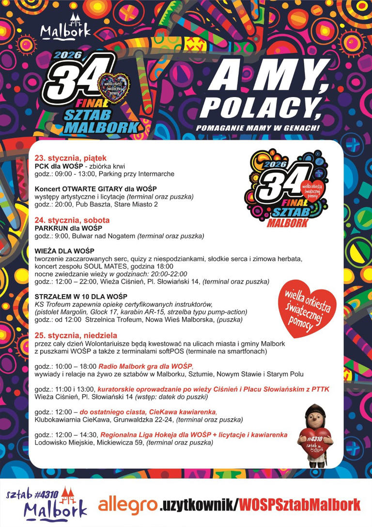 Malborskie Morsy dla Wielkiej Orkiestry Świątecznej Pomocy. Wykąpali ...