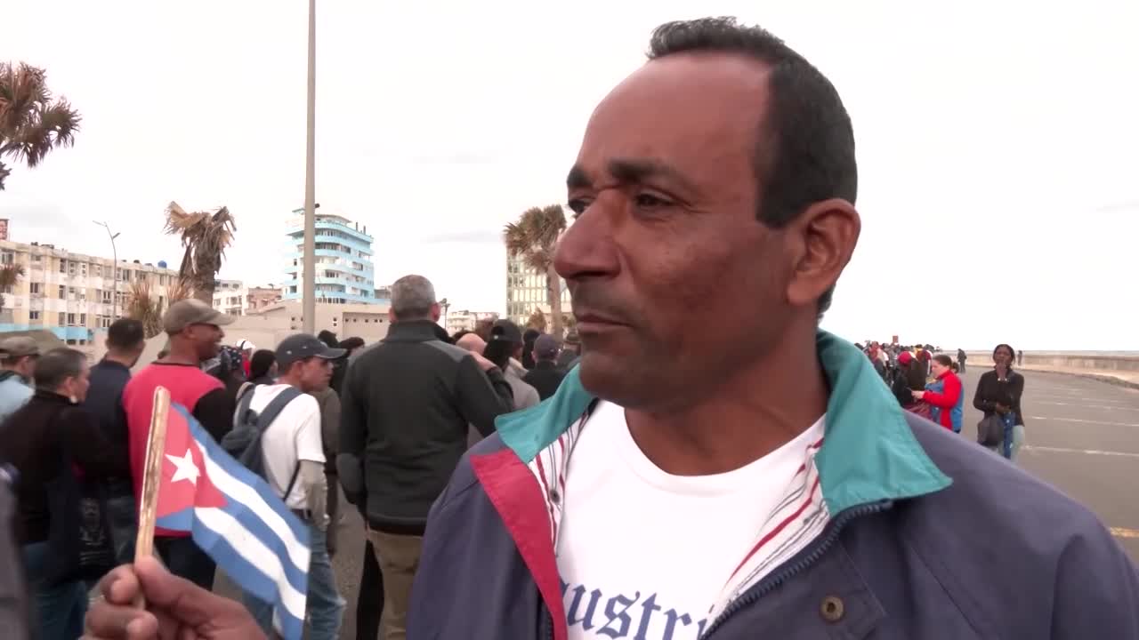 Cubans rally against US 'imperialists' outside Havana embassy
