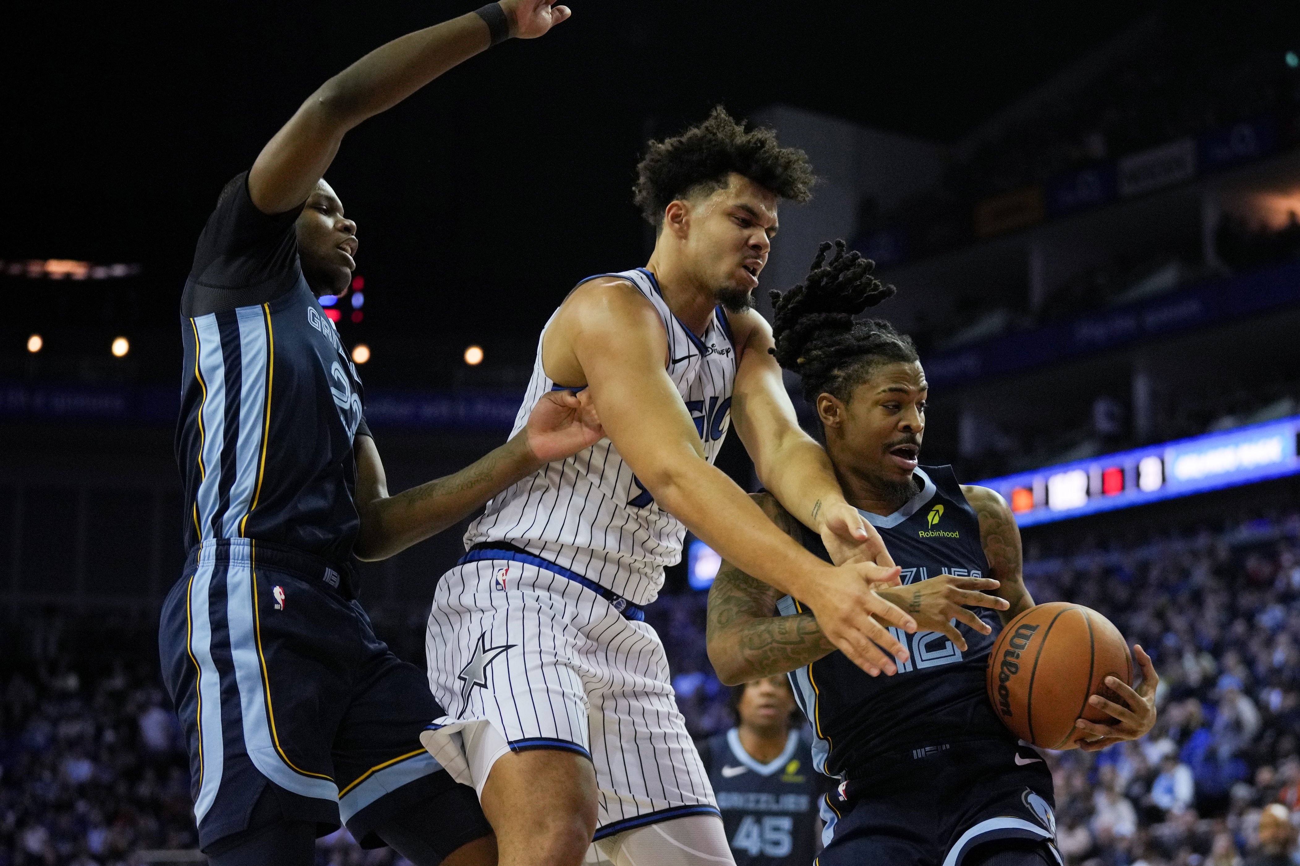 Ja Morant scores 24 points in return to lineup as Grizzlies beat Magic ...
