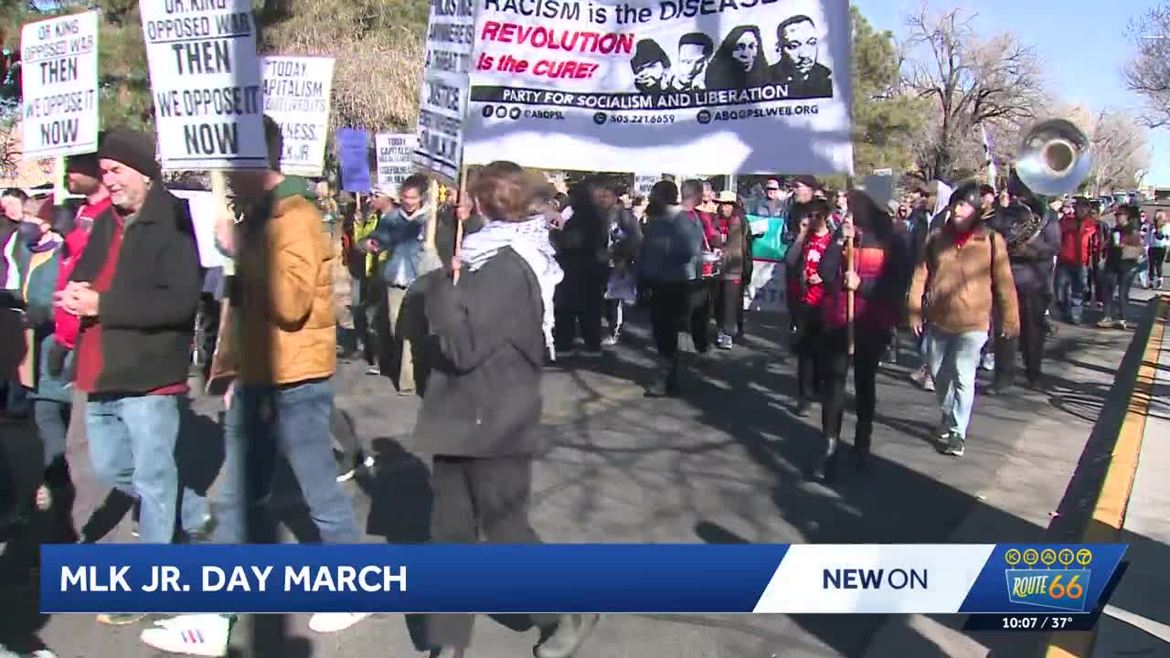 MLK march honors civil rights icon's hopeful message