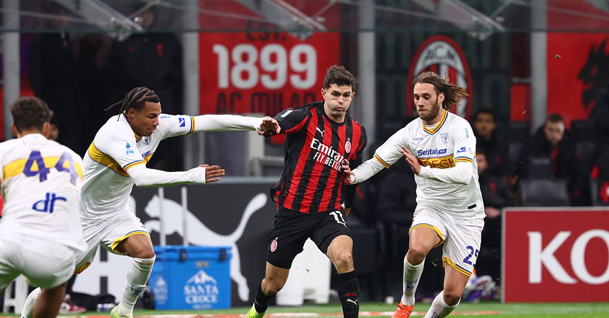 Milan-Lecce 0-0: dentro Fullkrug e Loftus-Cheek, queste le mosse di Allegri