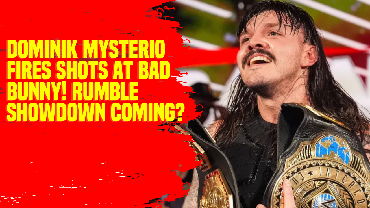 Dominik Mysterio fires shots at Bad Bunny! Rumble showdown coming # ...