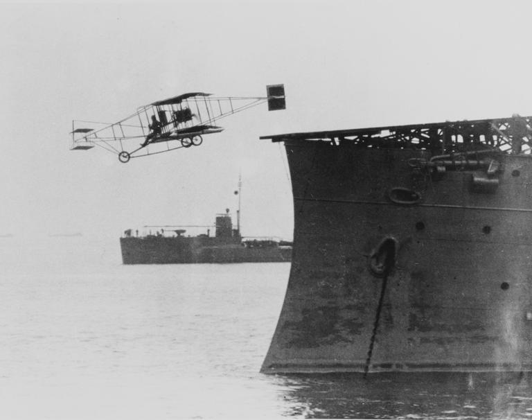 Today in aviation history: First shipboard aircraft landing