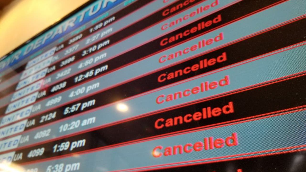 Winter weather causes hundreds of cancellations, delays at NYC area ...