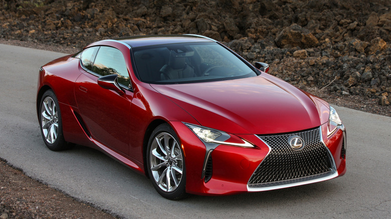 What does LC stand for on Lexus vehicles?