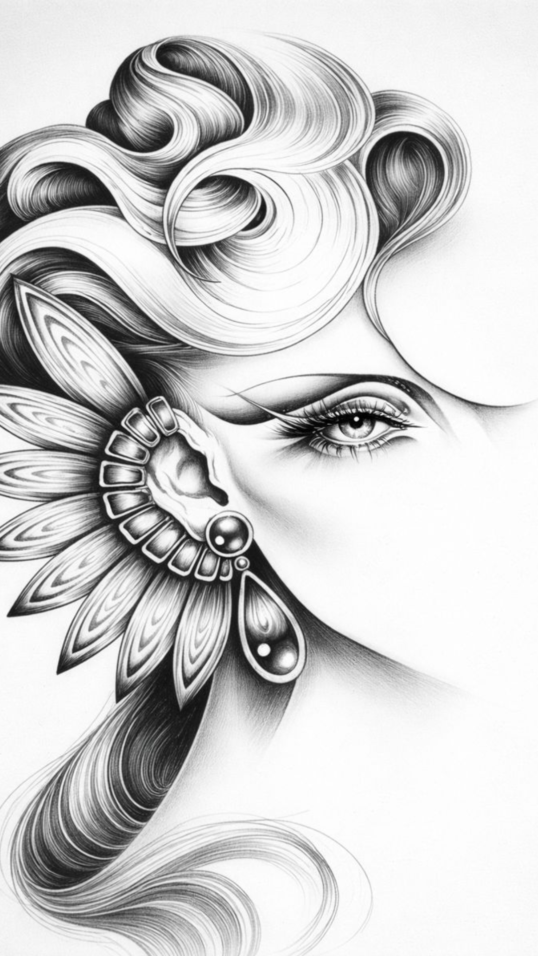 The creative process behind a modern fashion illustration