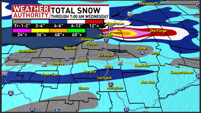 Tracking windy and even colder conditions for all, heavy lake snow far ...