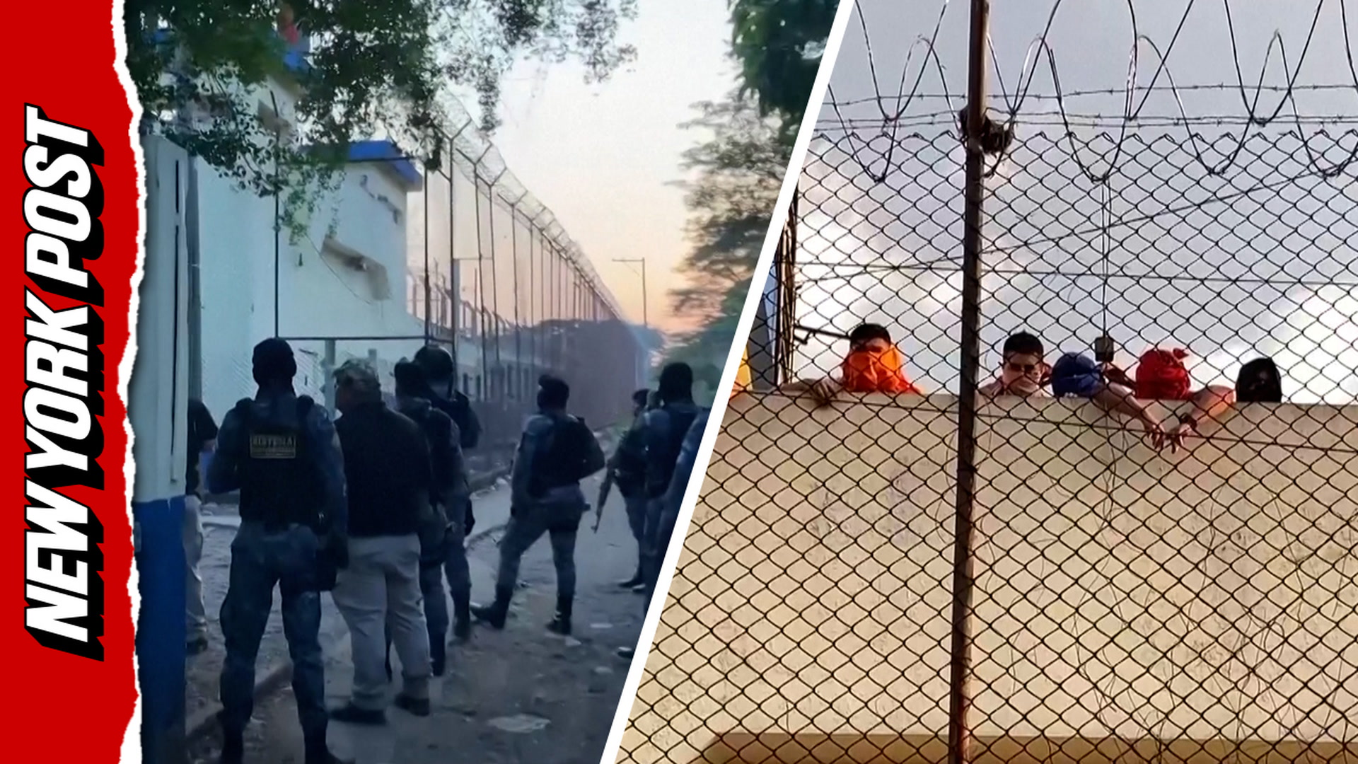 Scene where Guatemalan inmates took over prison holding dozens hostage ...