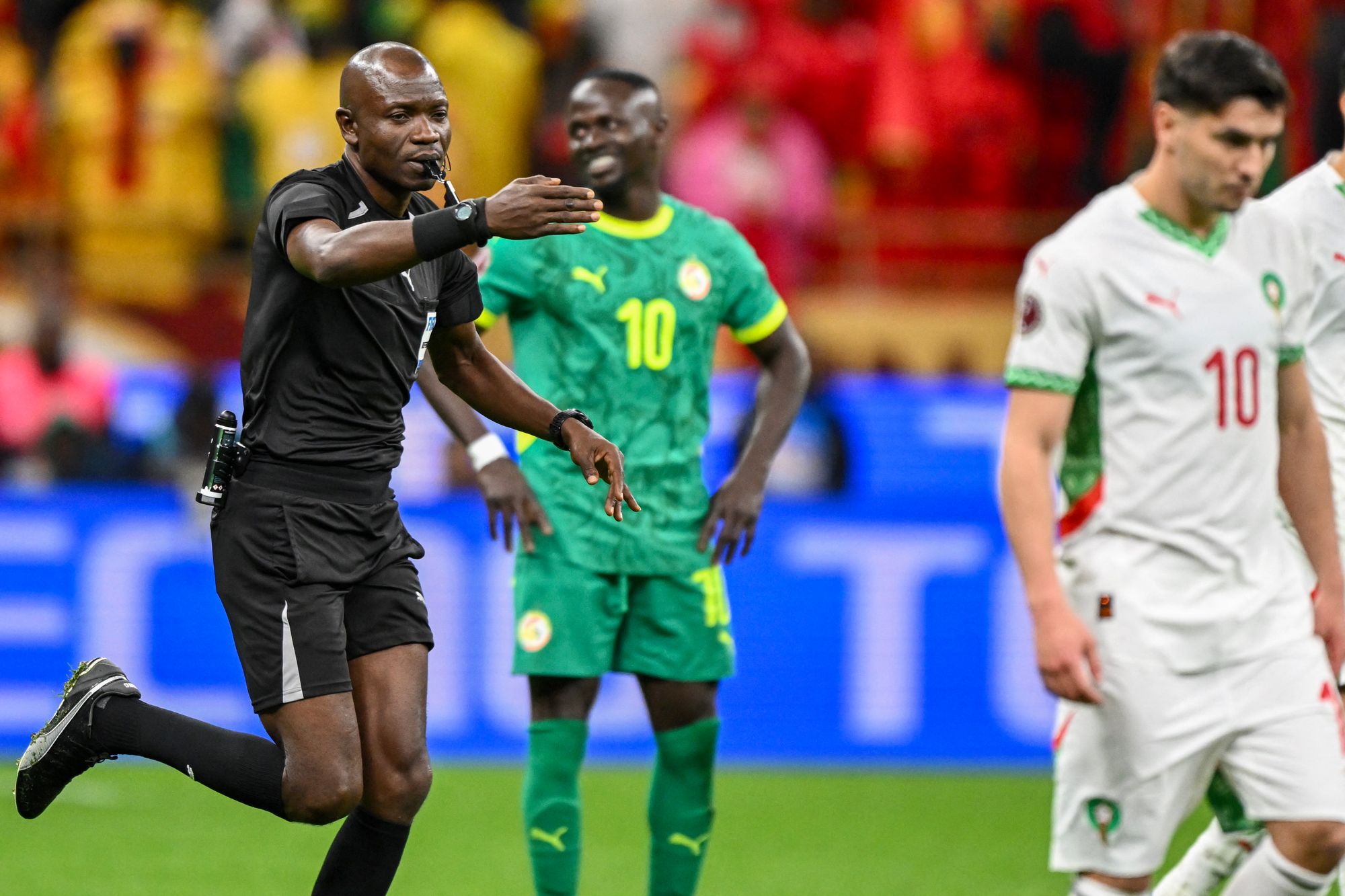 Senegal win chaotic Afcon final after Diaz ‘Panenka’ miss and protest