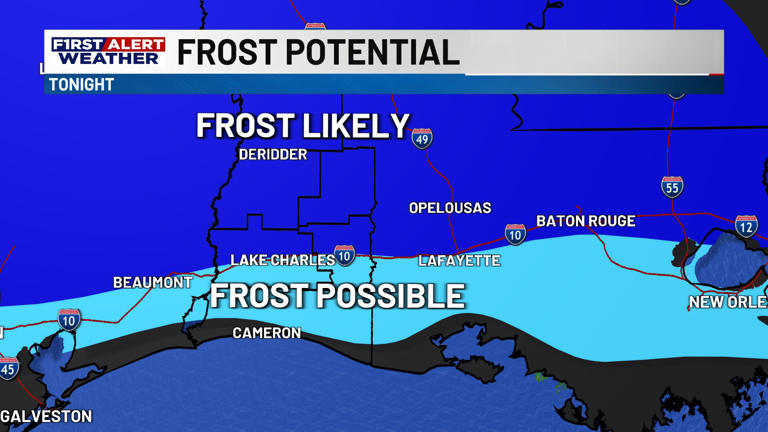 First alert forecast: Chilly Monday followed by rain chances midweek