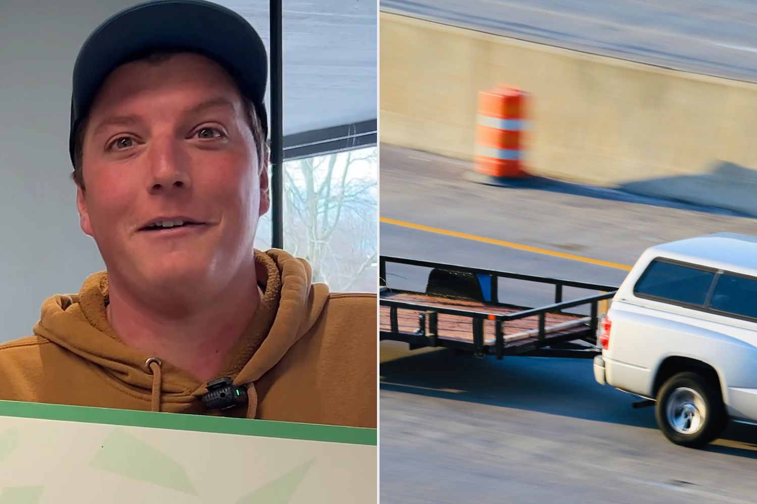 Man’s trailer was so large he had to go to a different gas station ...