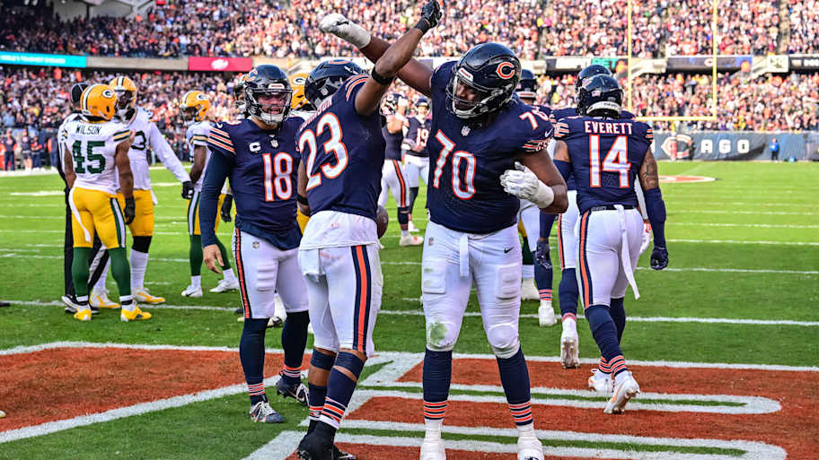 Bears tackle Braxton Jones a healthy inactive for Rams playoff game