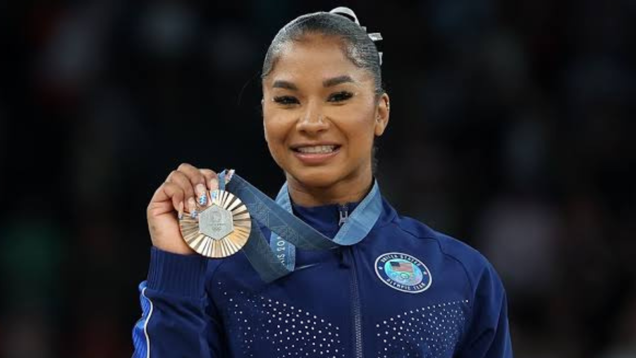 Olympic icon Jordan Chiles makes history at UCLA with perfect 10 vault ...