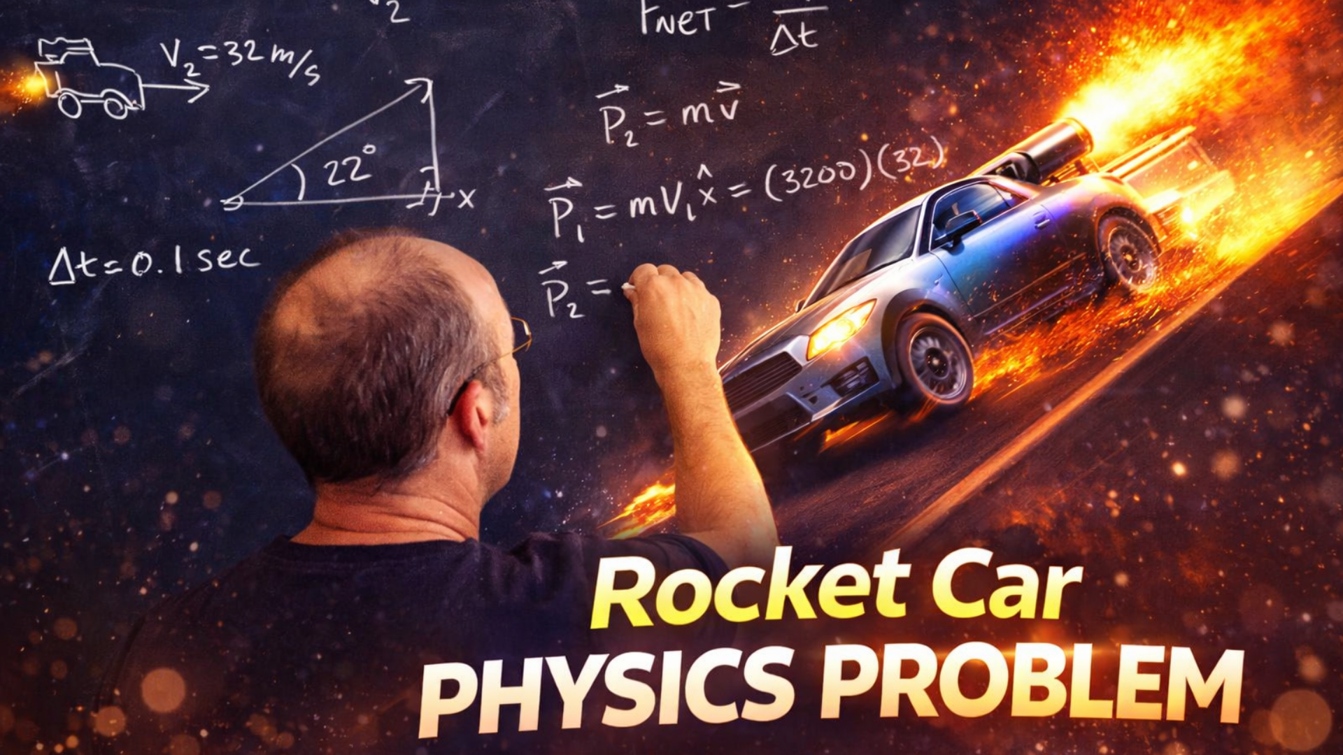 MythBusters rocket car physics: Change in momentum explained
