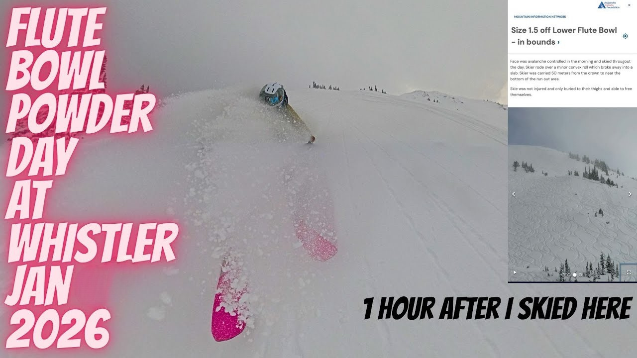 Another deep powder day in Whistler’s Flute Bowl