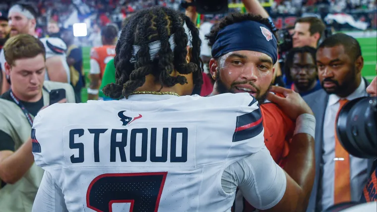 Caleb Williams-CJ Stroud meme, explained: Why QBs had awkward postgame ...