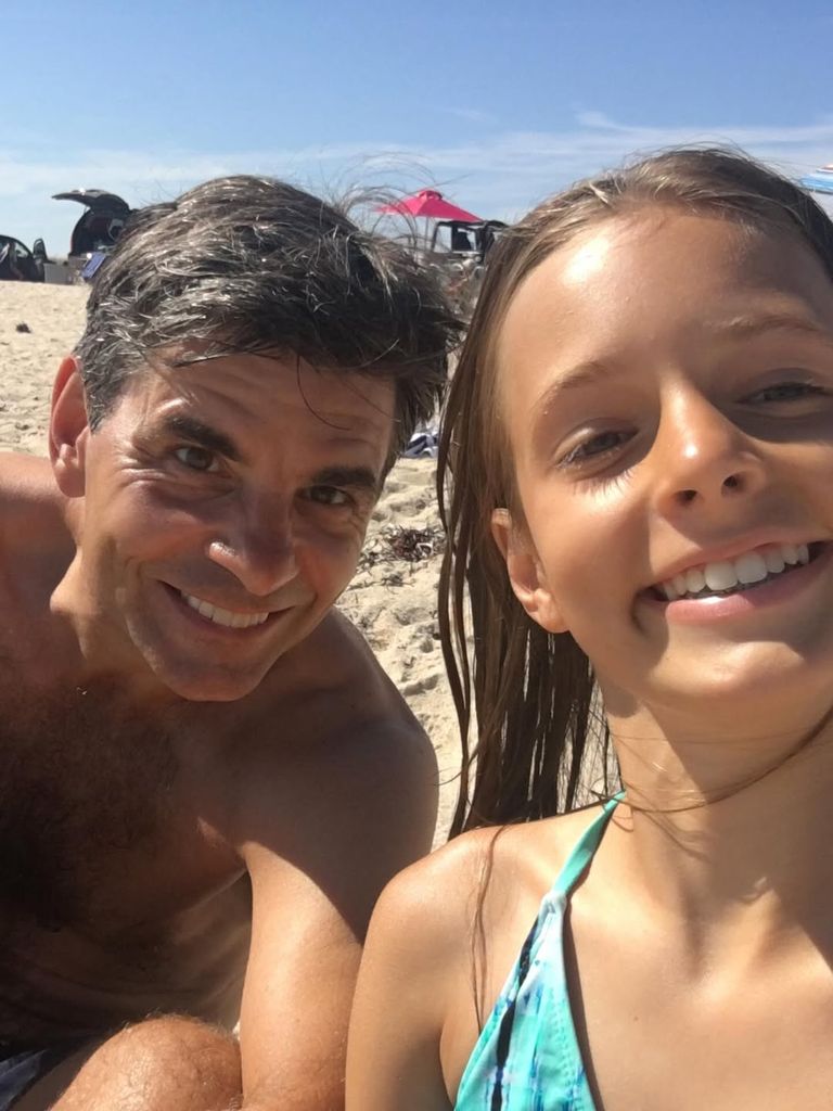 George Stephanopoulos' rare family beach photos show off his laidback side