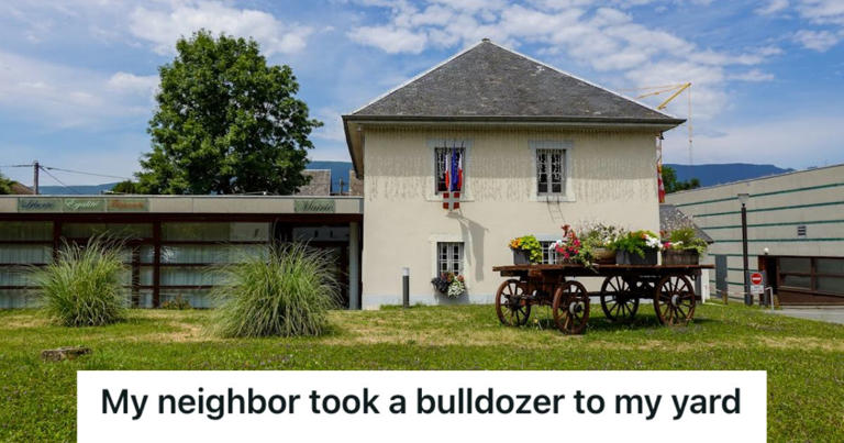 Homeowner bought a house with an empty lot, but witnessed his neighbors ...