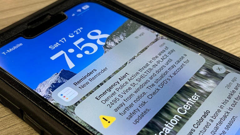 Denver officials tried to send a shelter-in-place alert to people ...