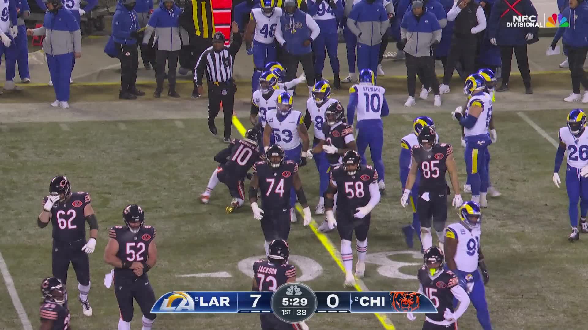 Caleb Williams' best plays from 2-TD game vs. Rams NFC divisional round