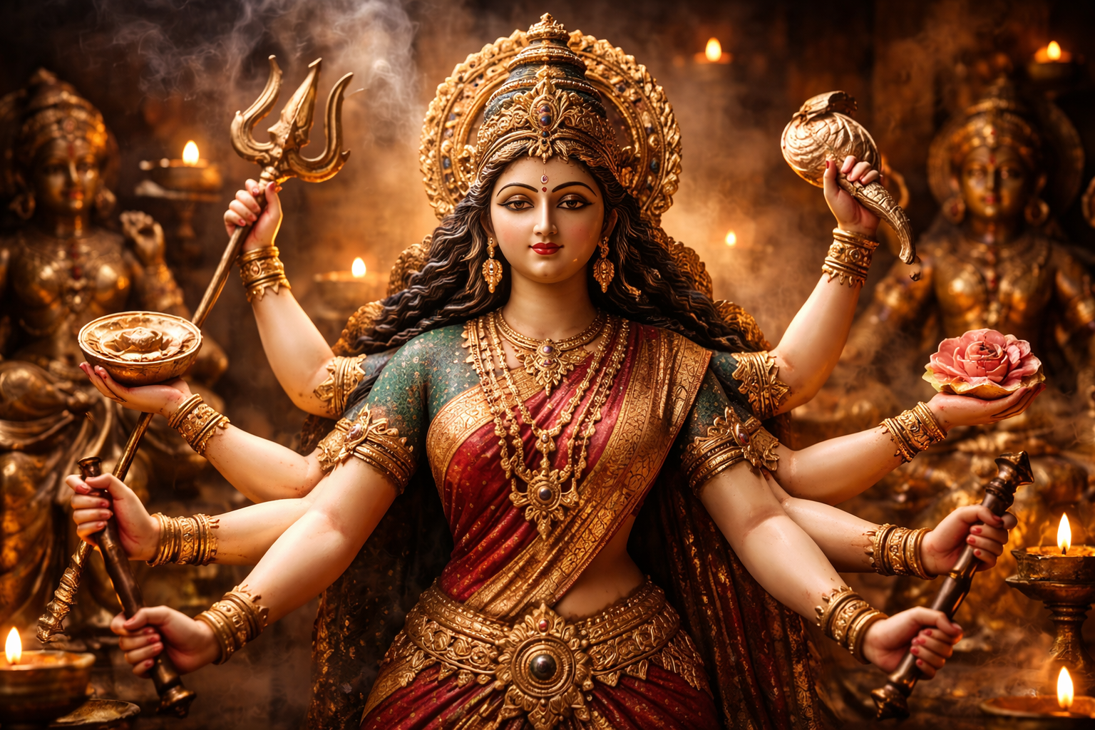 Why Hindu gods are shown with multiple arms and the hidden spiritual ...