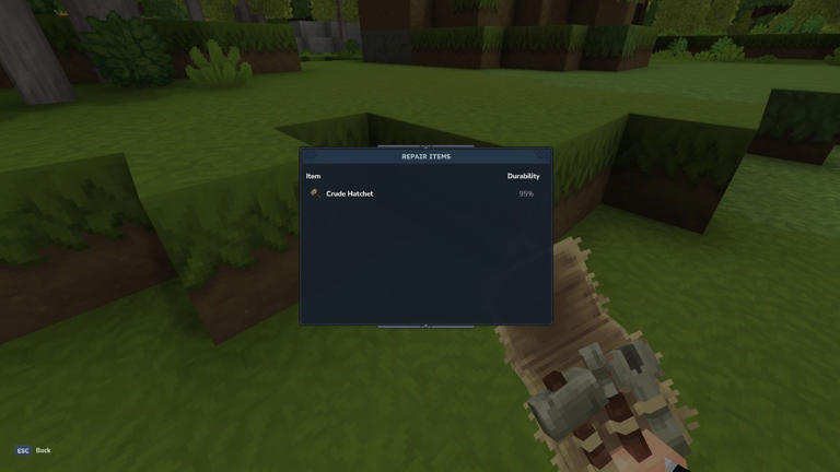 How to craft repair kits in Hytale