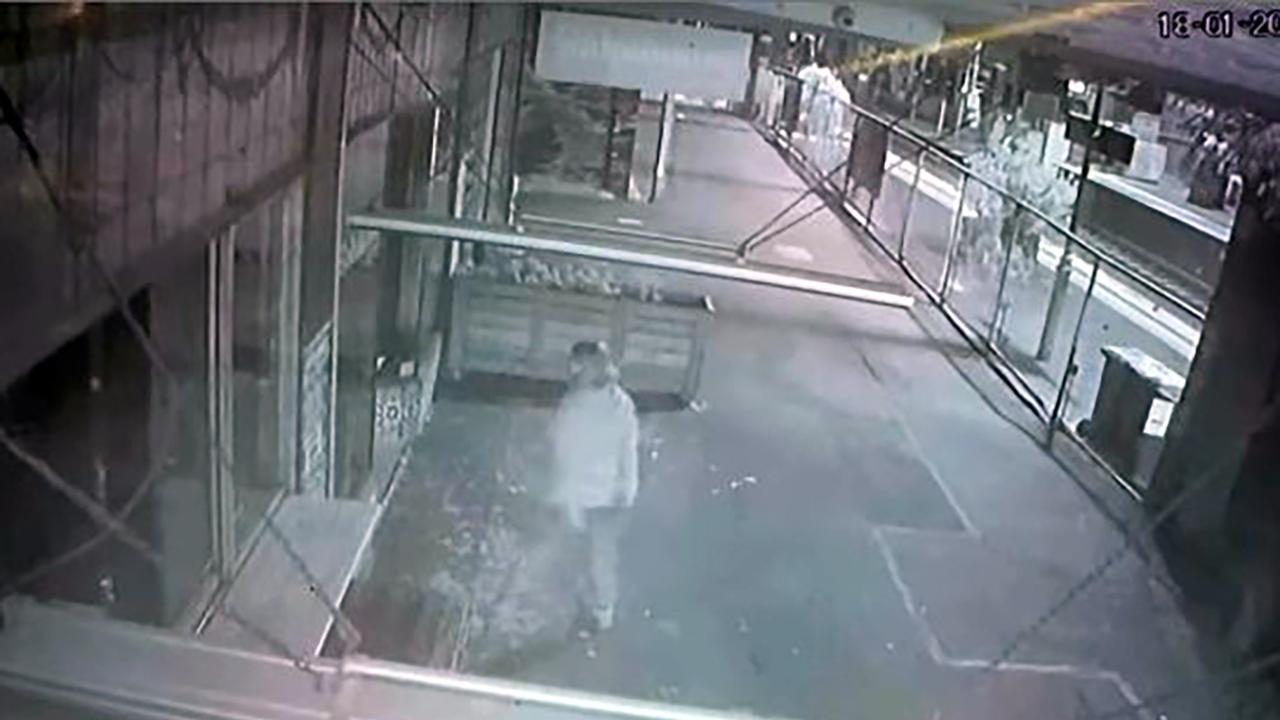 Moment viral bakery smashed by vandal