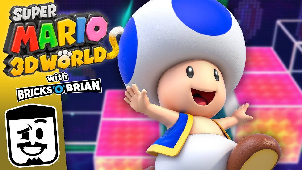 Super Toad speed! - Episode 4 - Super Mario 3D World with Bricks 'O' Brian!