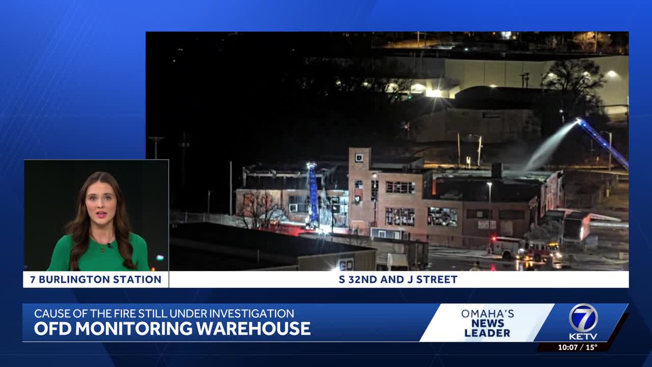 Omaha Fire Department is working to put out blaze after building ...