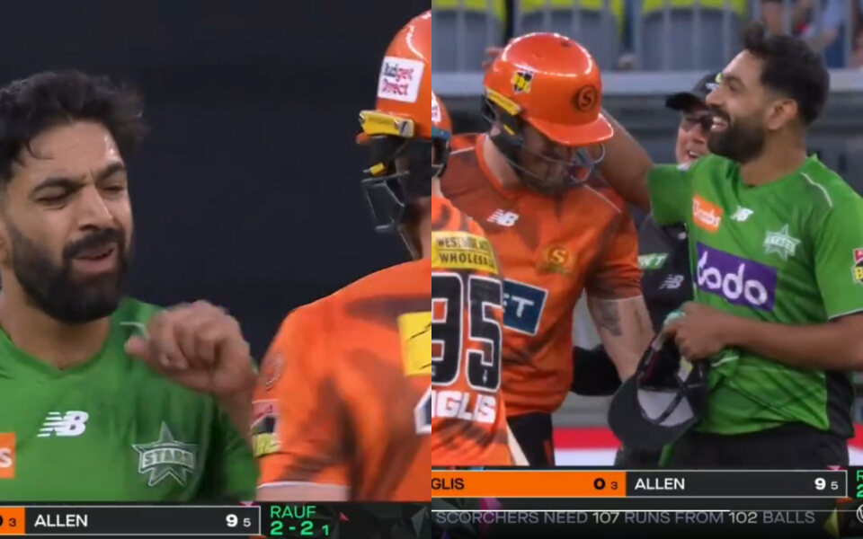 [WATCH] BBL 2025-26: Haris Rauf, Finn Allen get involved in comical ...