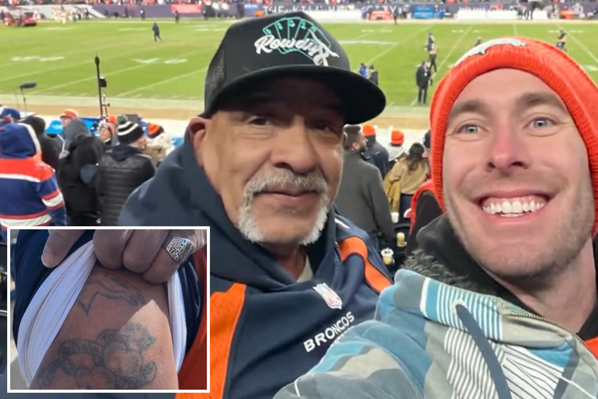 Denver Broncos fans gift playoff ticket to neighborhood handyman hailed ...
