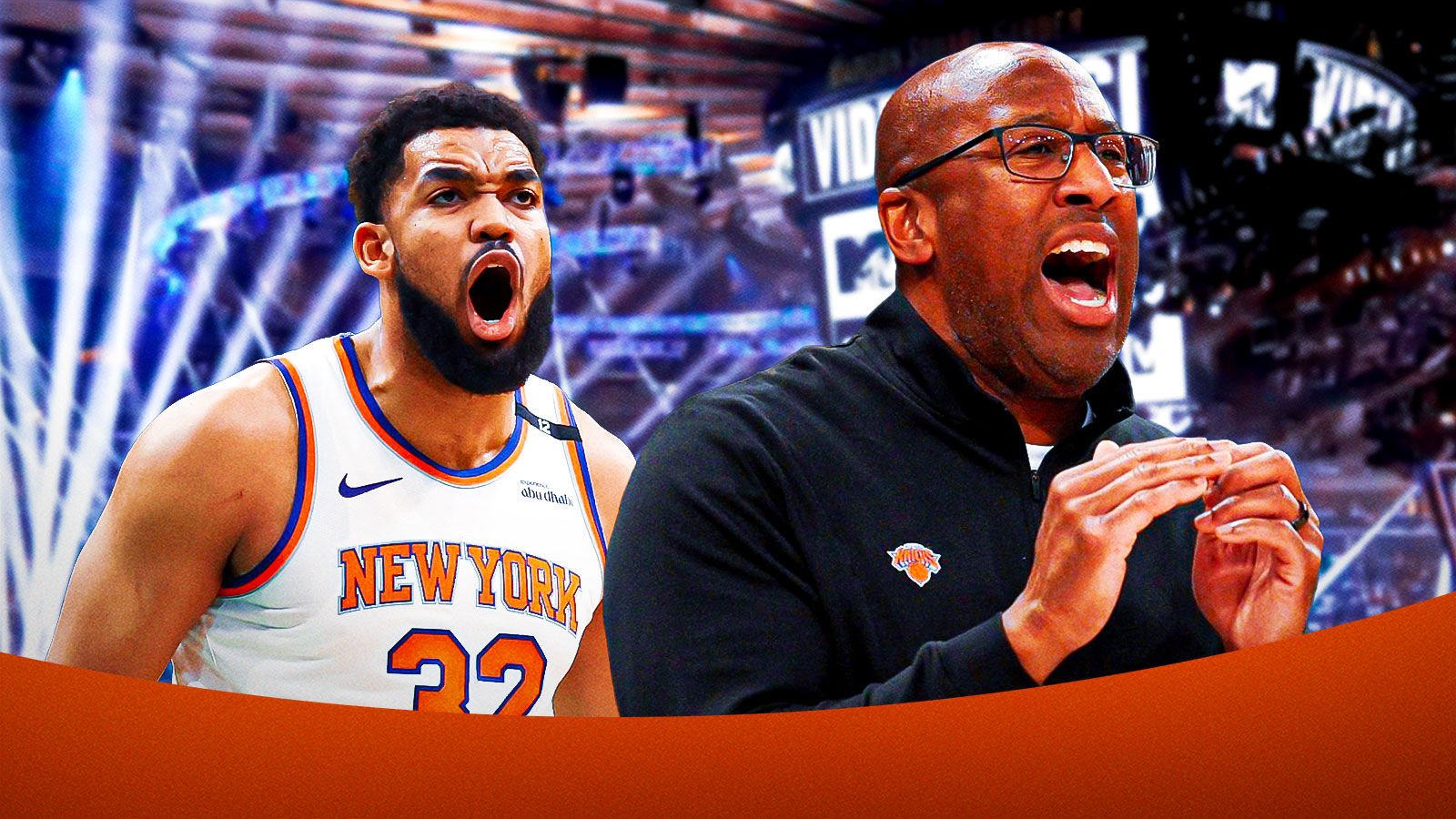 Knicks’ Mike Brown reveals halftime conversation with Karl-Anthony ...