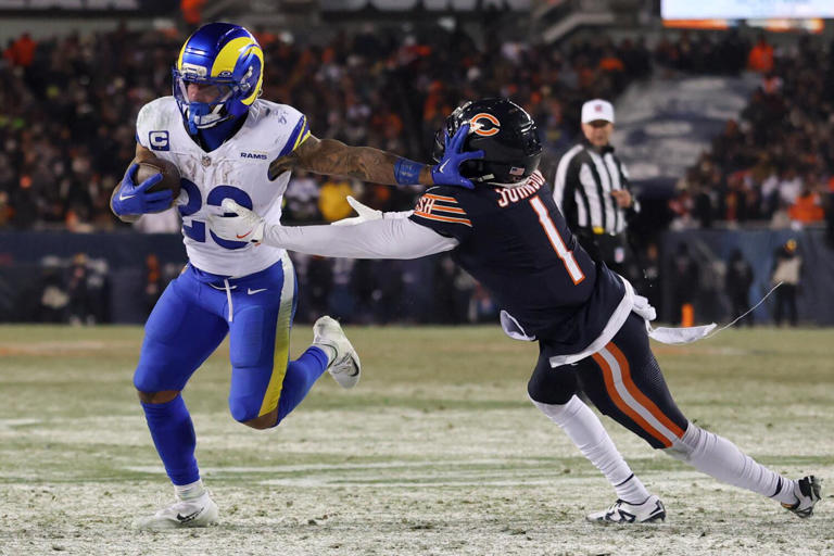 Rams overcome Caleb Williams' insane tying TD pass to beat Bears in OT ...