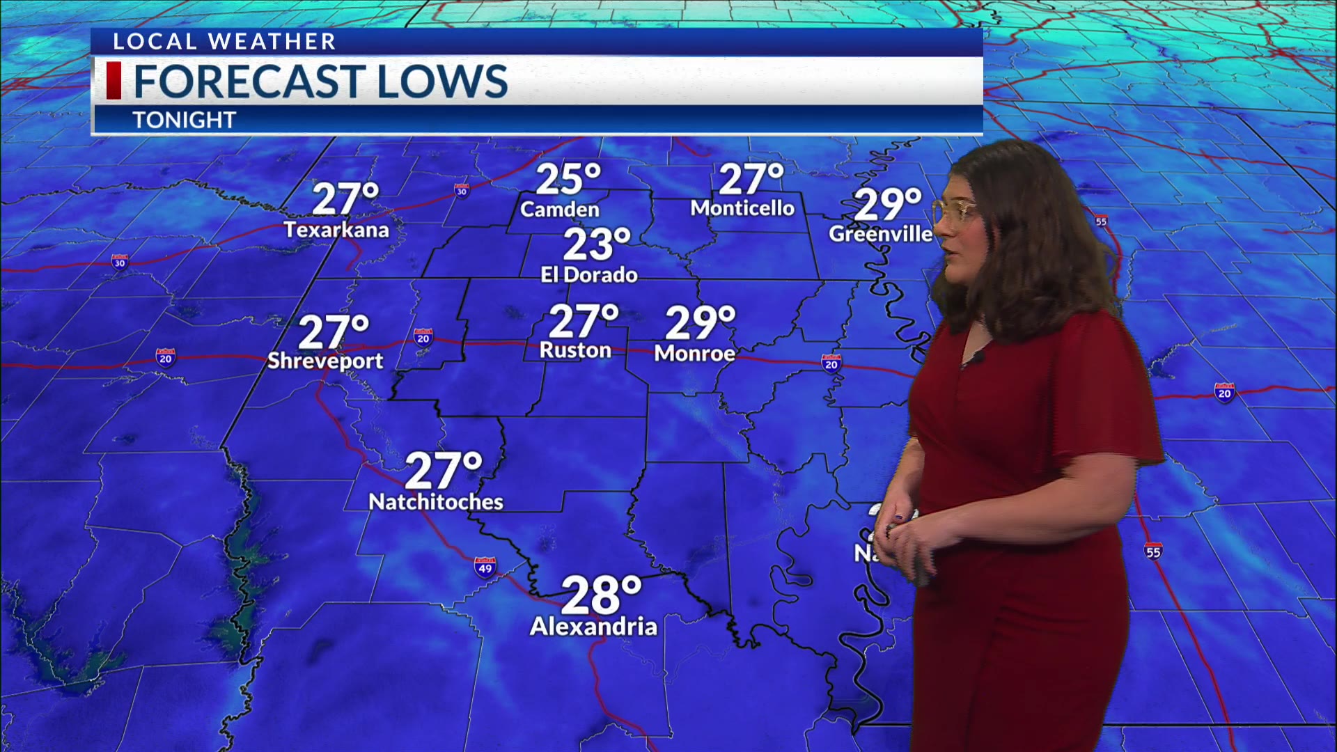 Evening forecast - Sunday, Jan. 18th