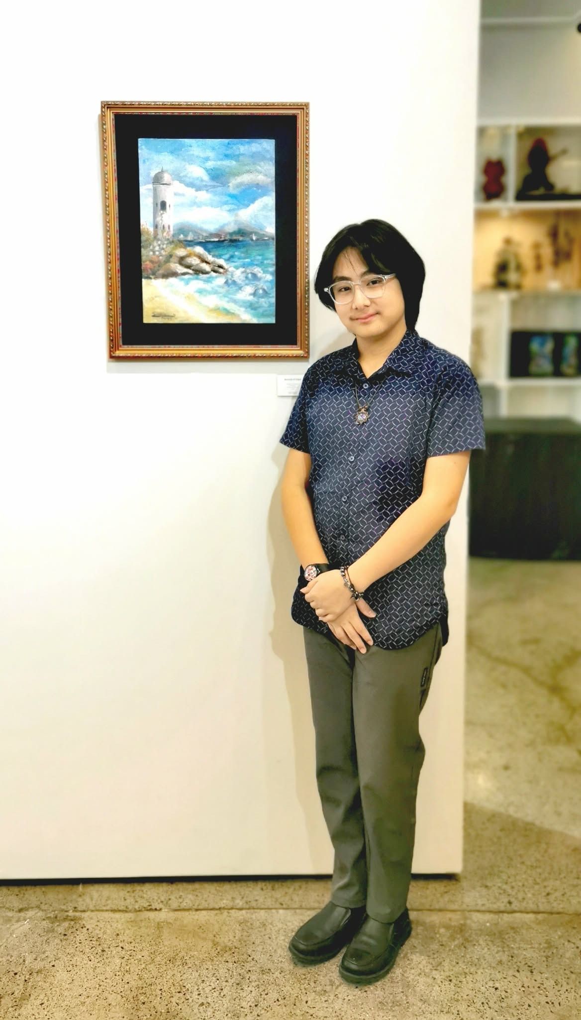 At 14, painter Silver Jacinto Cariño holds first solo exhibit
