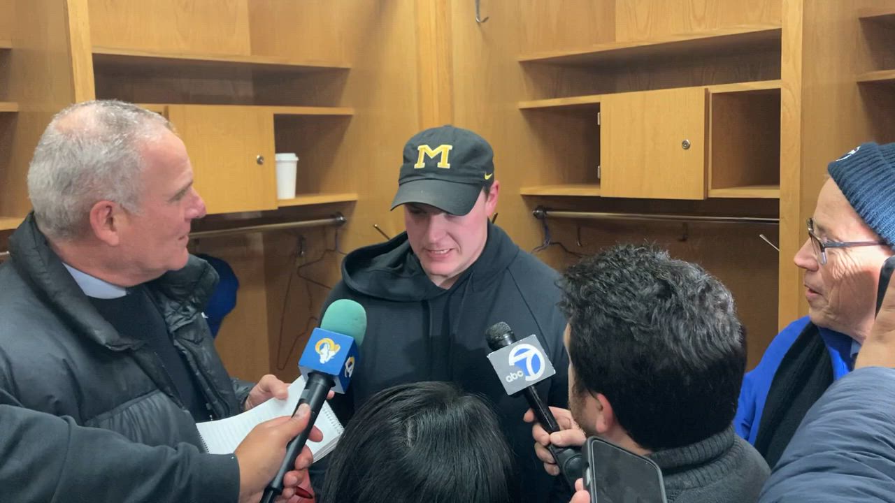 Los Angeles Rams kicker Harrison Mevis discusses game-winning field ...